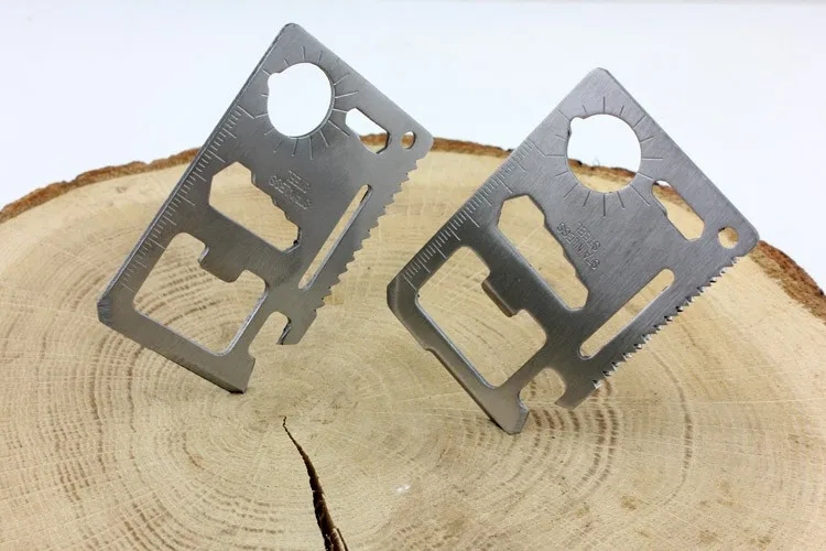 Mini 11 In 1 Stainless Steel Multi Pocket Credit Card Tool Portable ...