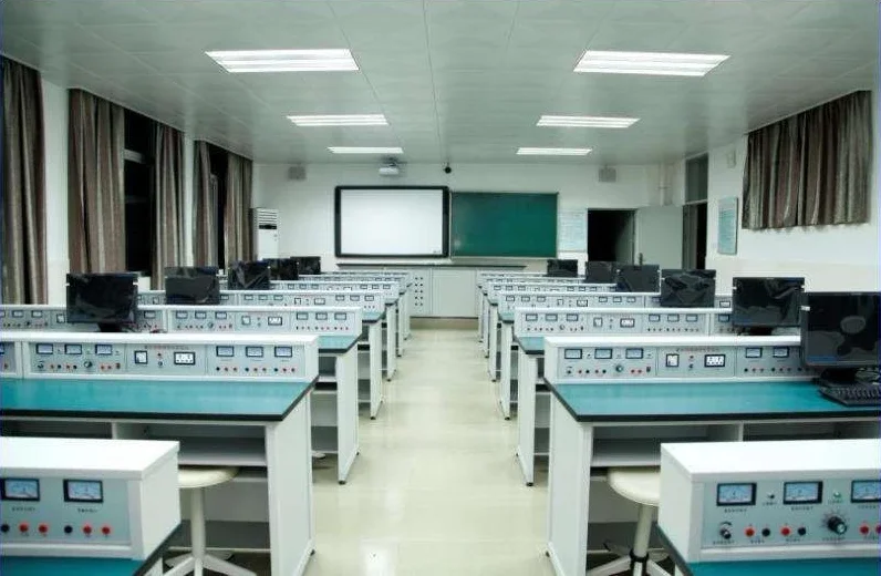 School Laboratory Furniture Layout Ventilation Chemical Science Drawing ...