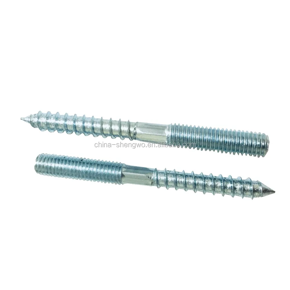 Double Head Threaded Hanger Bolt Screw| Alibaba.com