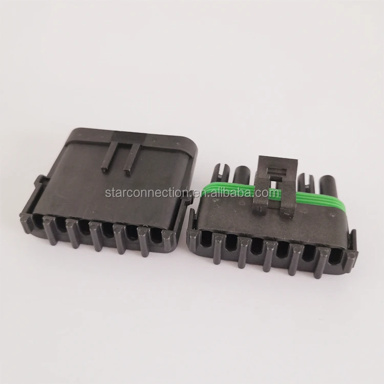Automotive Delp 2.5mm 6 Pin Male Female Auto Waterproof Connector ...