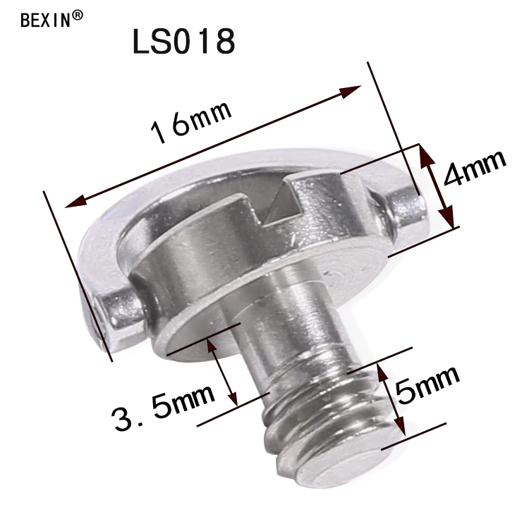 Manufacturing Universal Stainless Steel Camera Screw Nuts D Ring Camera ...