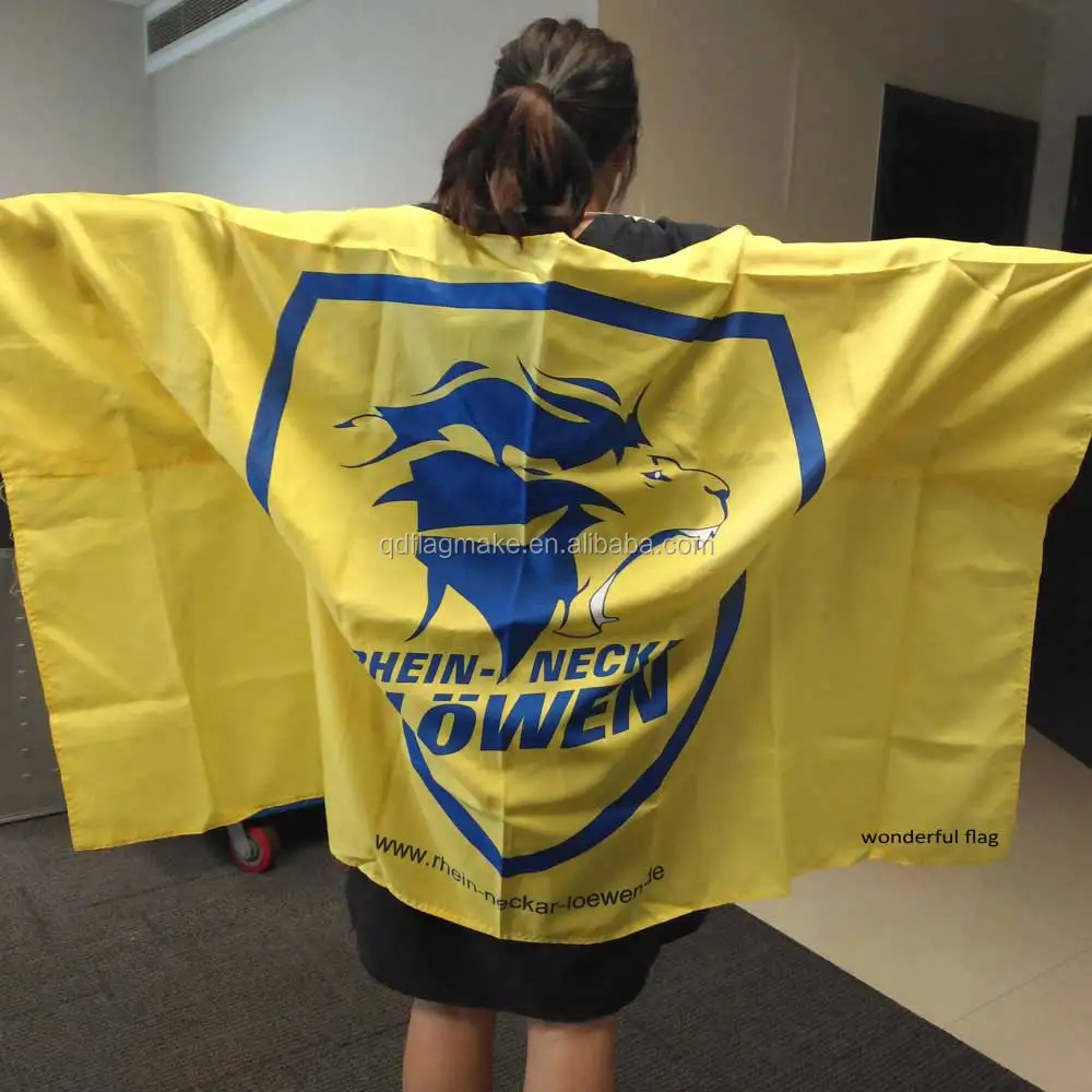 Professional Manufacturer of Durable Polyester Sports Fans Cape Body ...