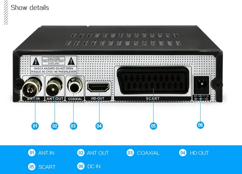 Firmware Upgrade Dvb-t2 Decoder Set Top Box Dvb T2 Digital Tv Box ...