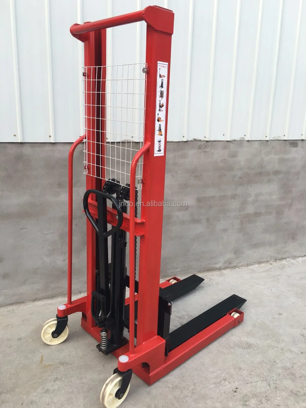 3000kg Manual Straddle Stacker - Buy Straddle Stacker,Manual Straddle ...