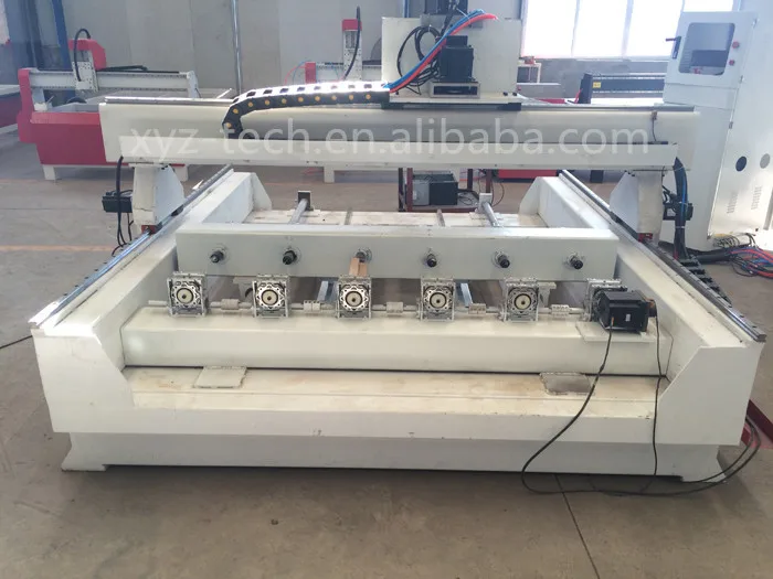 3d Cnc Router Woodworking Machine 6 Heads 4 Axis Cylinder Wood Cnc ...