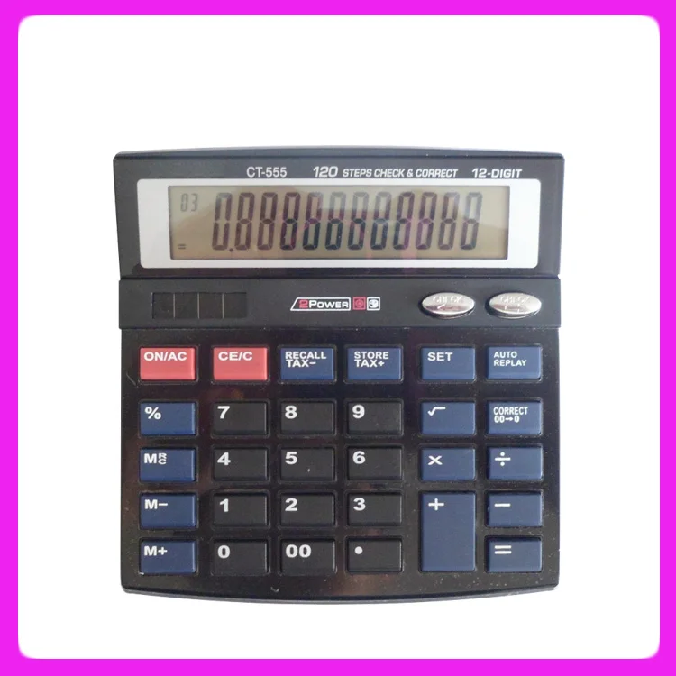 120 Steps Check & Correct Tax Rate Electronic Calculator - Buy ...