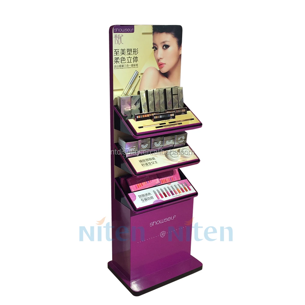 Custom Luxury Store Fixture Lipstick Display Stand Cosmetic Showcase - Buy Luxury Store Fixtures ...
