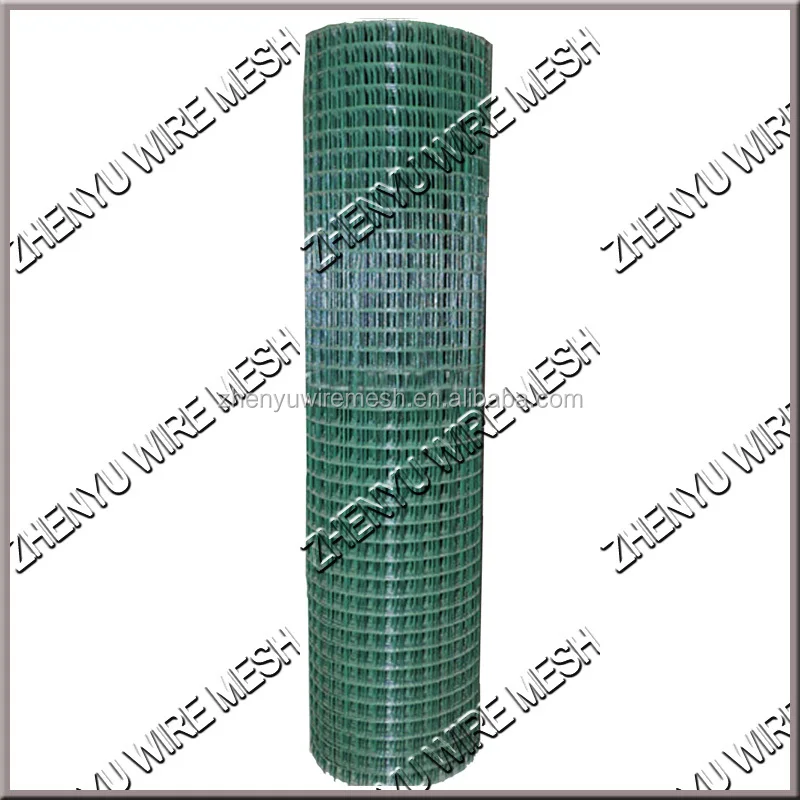 0.7/1.5mm Green/ Black Vinyl Coated Welded Wire Mesh 1x1 Inch Pvc ...