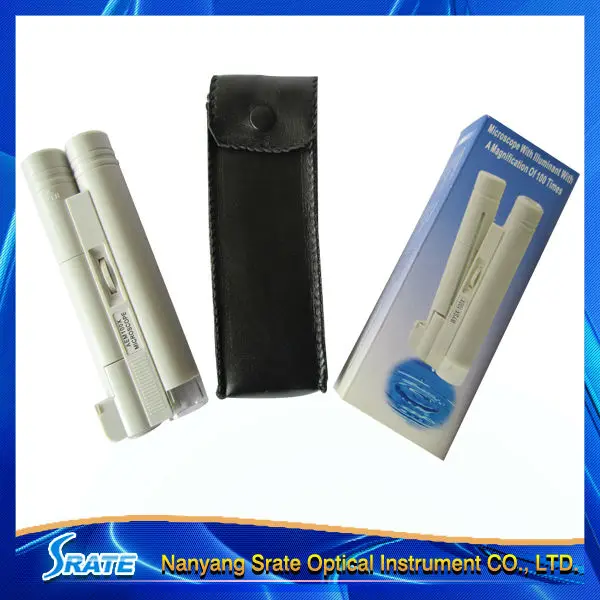 MG10085-2 100X Magnifying Glass with LED Light Microscope