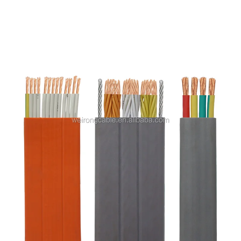 Evvf multi cores tvvb elevator flat traveling cable 0.5 mm2 to 25 mm2 ...