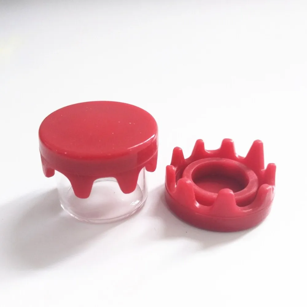 Custom Logo Empty 5ml 6ml Dab Wax Glass Concentrate Container With ...
