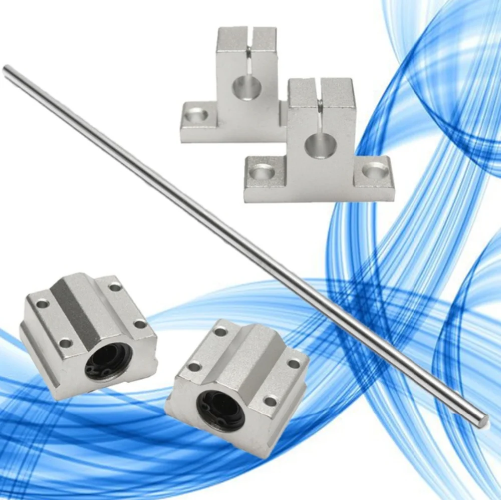 Aluminum Shf Series Shaft Rod Support Linear Shaft Bearing Housing Shf ...