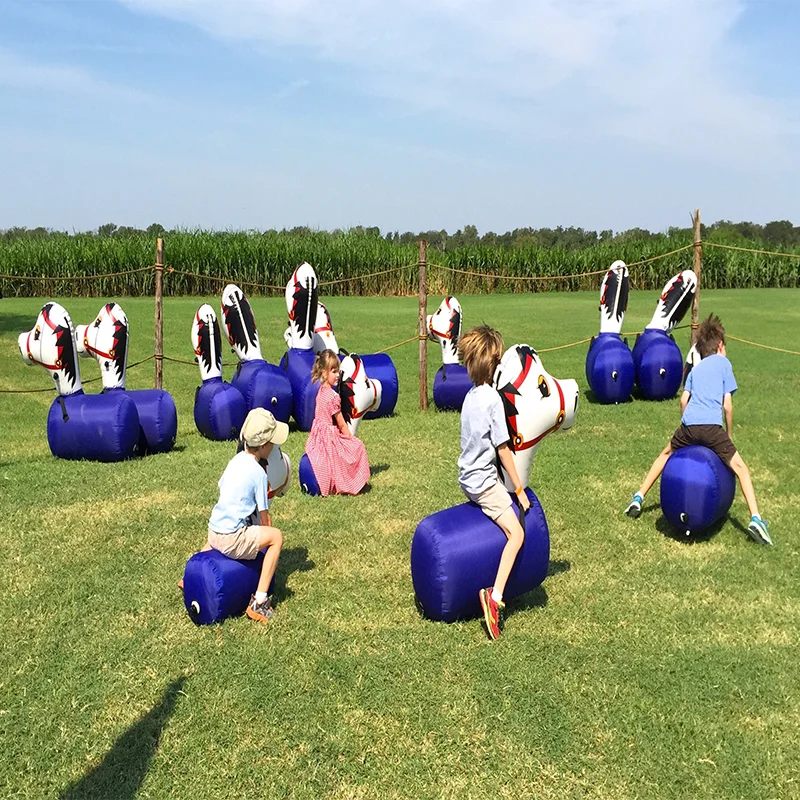 Hot Sale Inflatable Derby Pony Horses,Inflatable Racing Horses Game ...