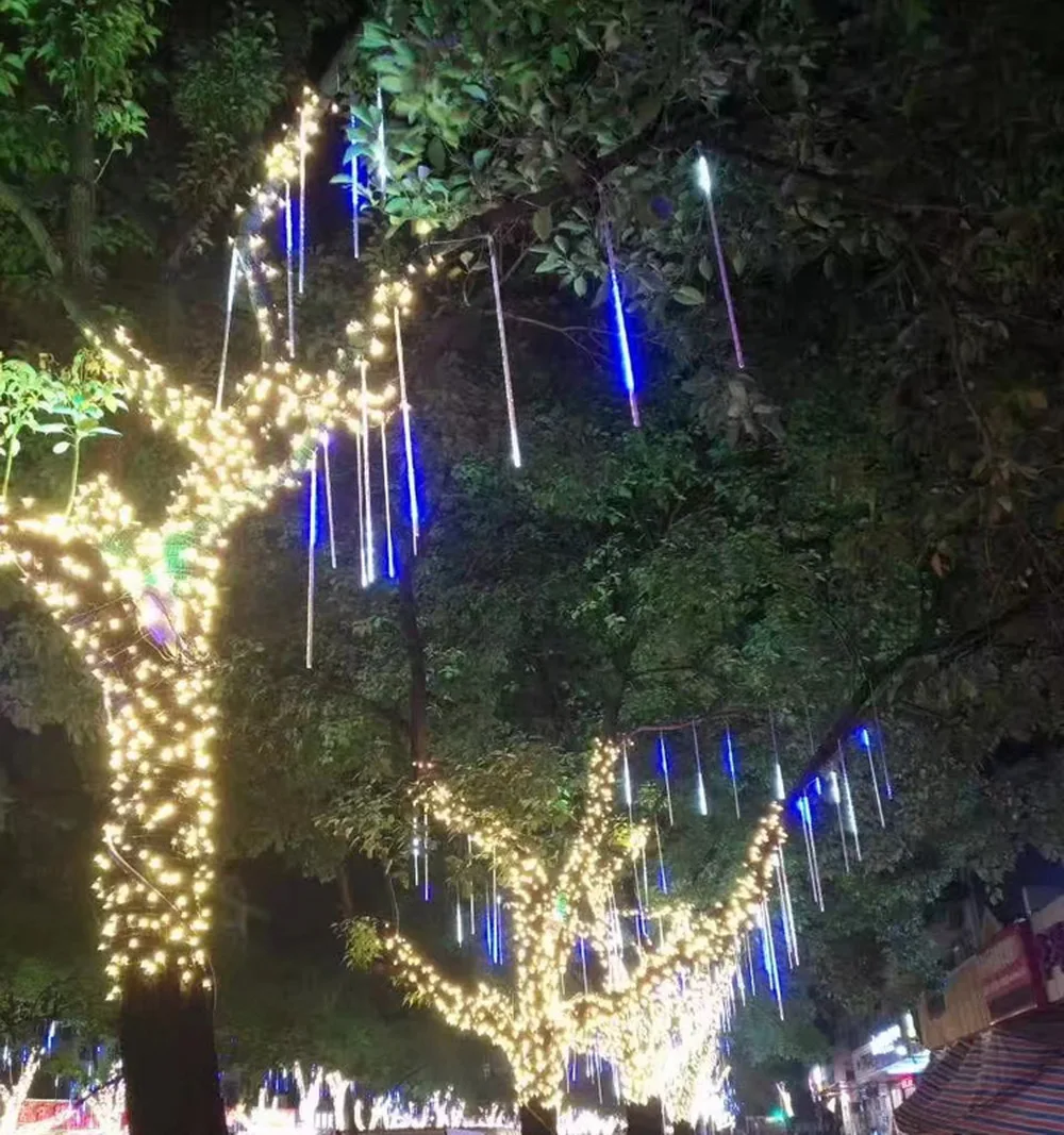 Flash Starfall Effect Led Meteor Shower Light Led Cascading Snowfall ...