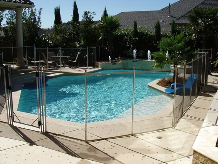Customizing Safety Mesh Pool Barrier Fence PVC Coated Removable Fence ...