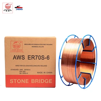 Er70s-6 Aws A5.18 Co2 Wire/tig Welding /arame De Soldar Mig Tig Mag Welding Wire Er70s-6 0.8 0.9 ...