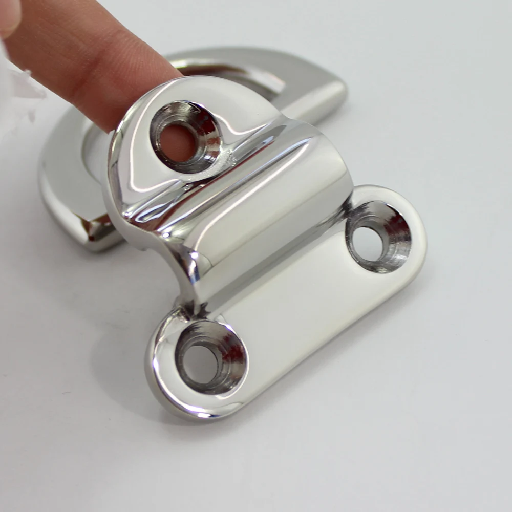 Stainless Steel Lashing Eye Marine Boat D Ring Folding Pad Eye - Buy ...