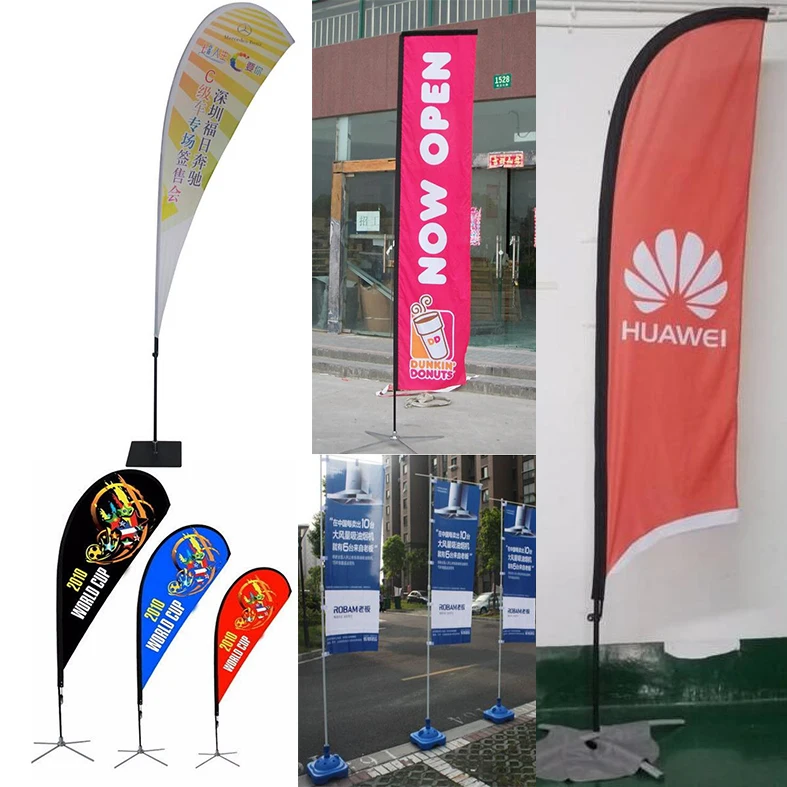Custom High Wind Flags Banner For Advertising - Buy Wind Flags,Wind ...