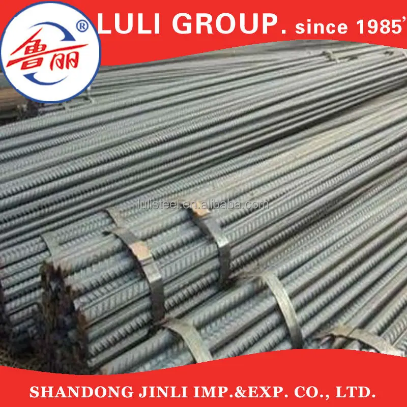 6mm~50mm Hrb400 Reinforcing Construction Deformed Bar Steel Rebar - Buy ...
