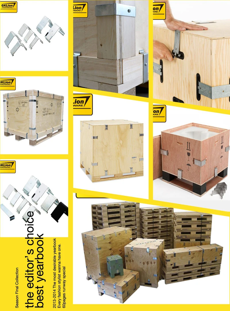 Reusable Collapsible Plywood Crate Spring Steel Clip| Alibaba.com