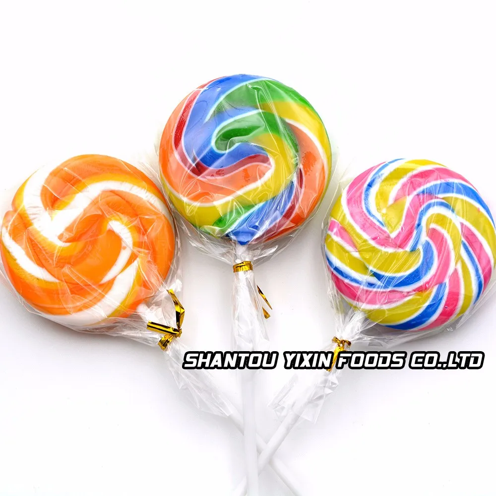 Round Shape Colorful Big Lollipop - Buy Round Shape Lollipop,Colorful ...