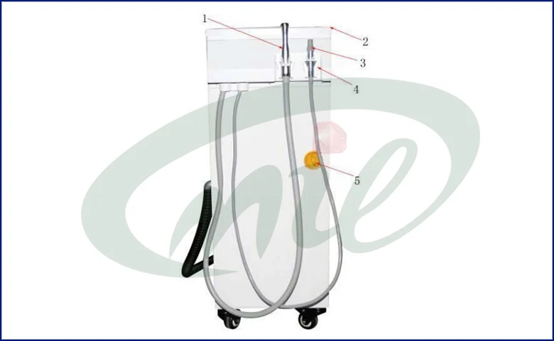 Dental Clinic Hospital Cabinet Design Suction Unit For Dental Chair ...