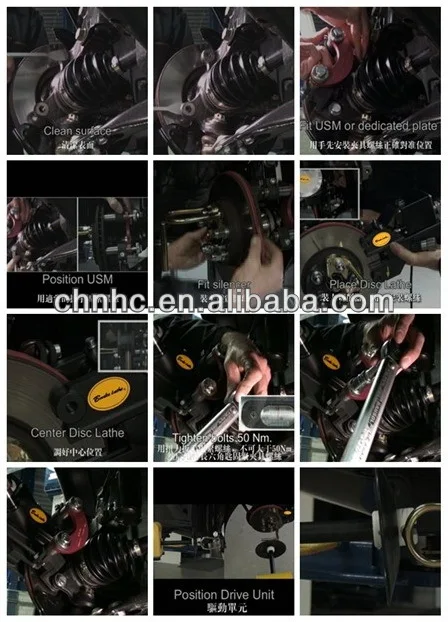 On Car Disc Aligner Brake Lathe Machine - Buy Car Disc Aligner Brake ...