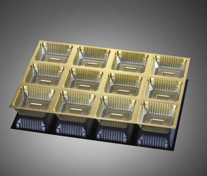 Gold Color Plastic Disposable Food Chocolate Inner Hold Tray - Buy ...