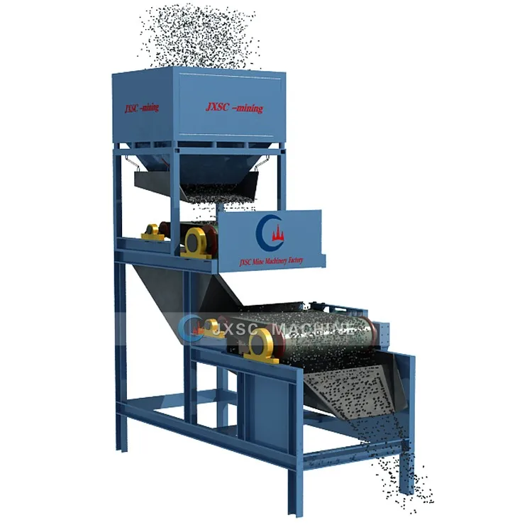 6000 Gauss To 15000 Gauss Permanent Magnetic Roller In Mineral ...