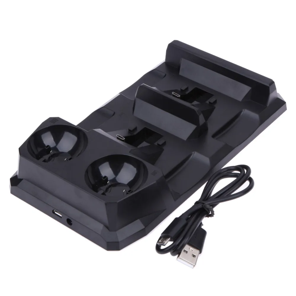 Dual Usb Charging Station For Ps4 Move Charger Dock For Playstation 4 ...