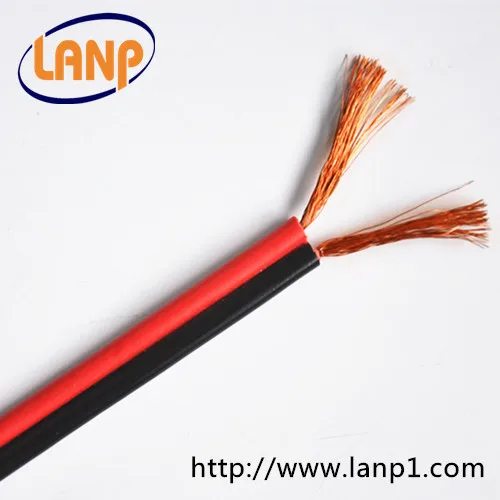 22awg 2 Core Electrical Wire,Black&red Flat Cable - Buy Electrical Wire ...