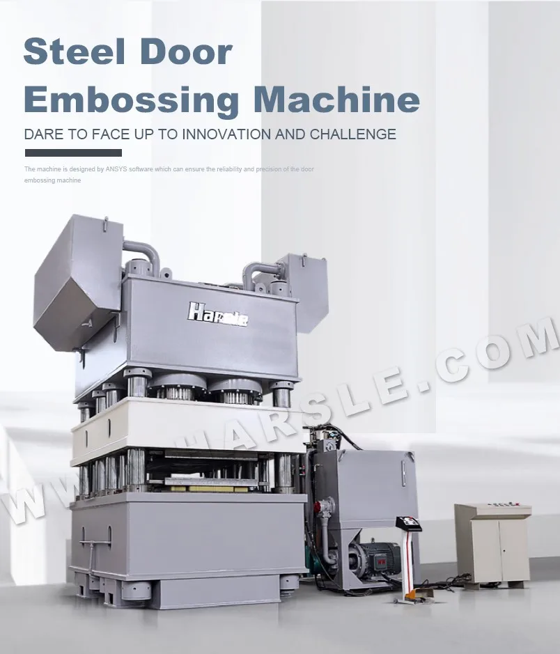 Metal Door Skin Press Machine 2000ton Facade Embossing Hydraulic Press ...