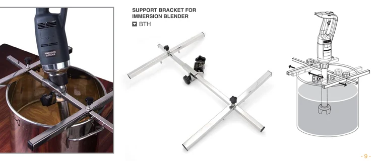 Stainless Steel Support Bracket For Immersion Blender Kitchen Tools ...