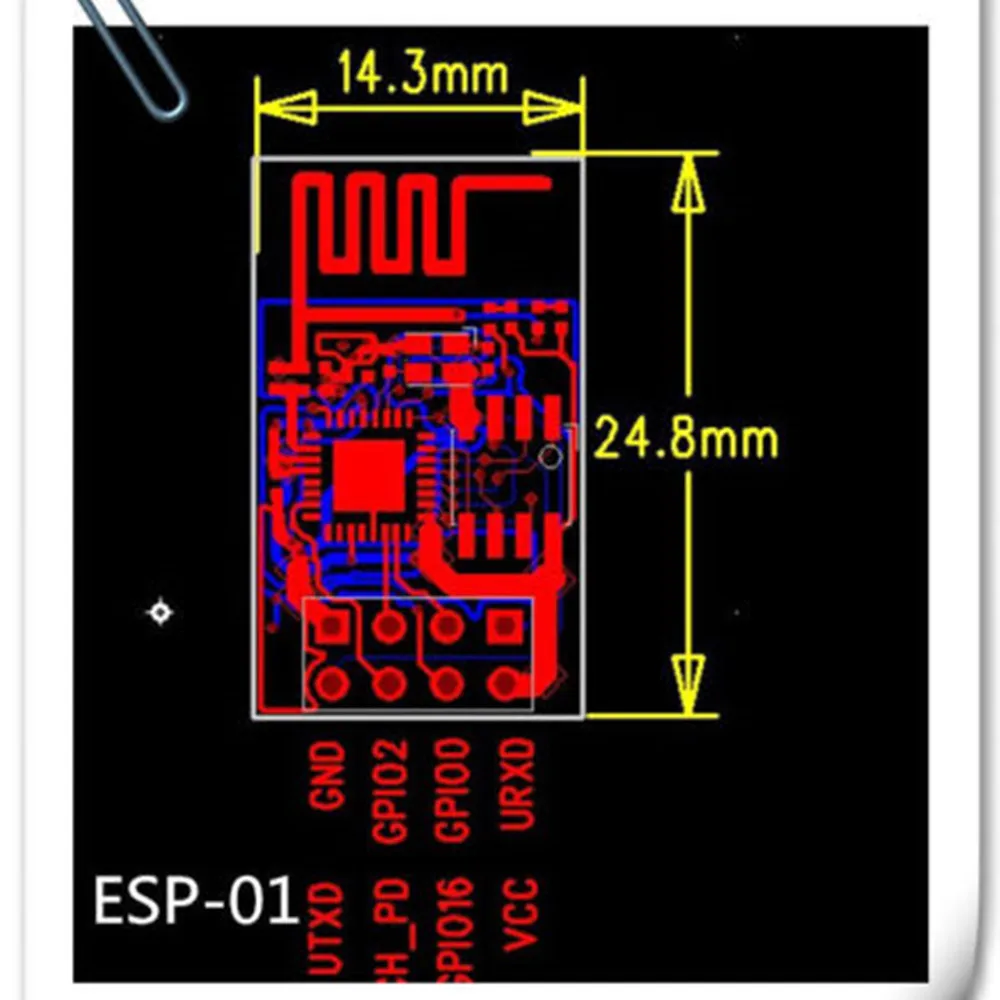 ESP8266 ESP01 ESP8266-01 직렬 Wifi 보드 무선 트랜시버 모듈 3V 3.6V UART I2C I2S 원격 제어 PWM| Alibaba.com