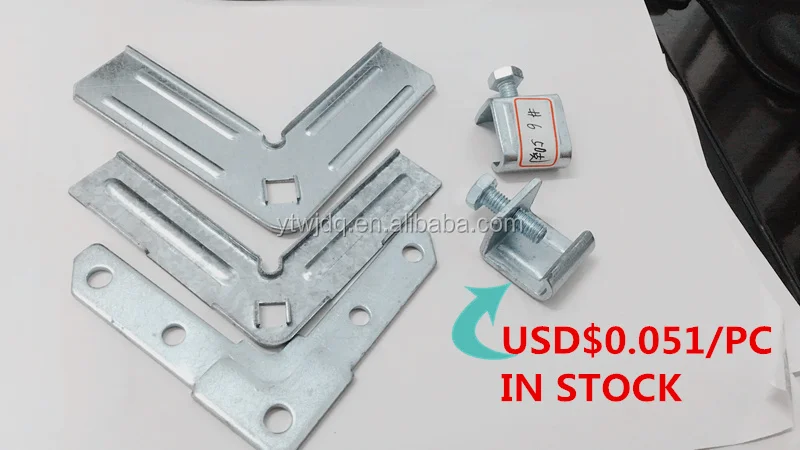 TDC Galvanized Steel Duct Flange Corner HVAC Connector