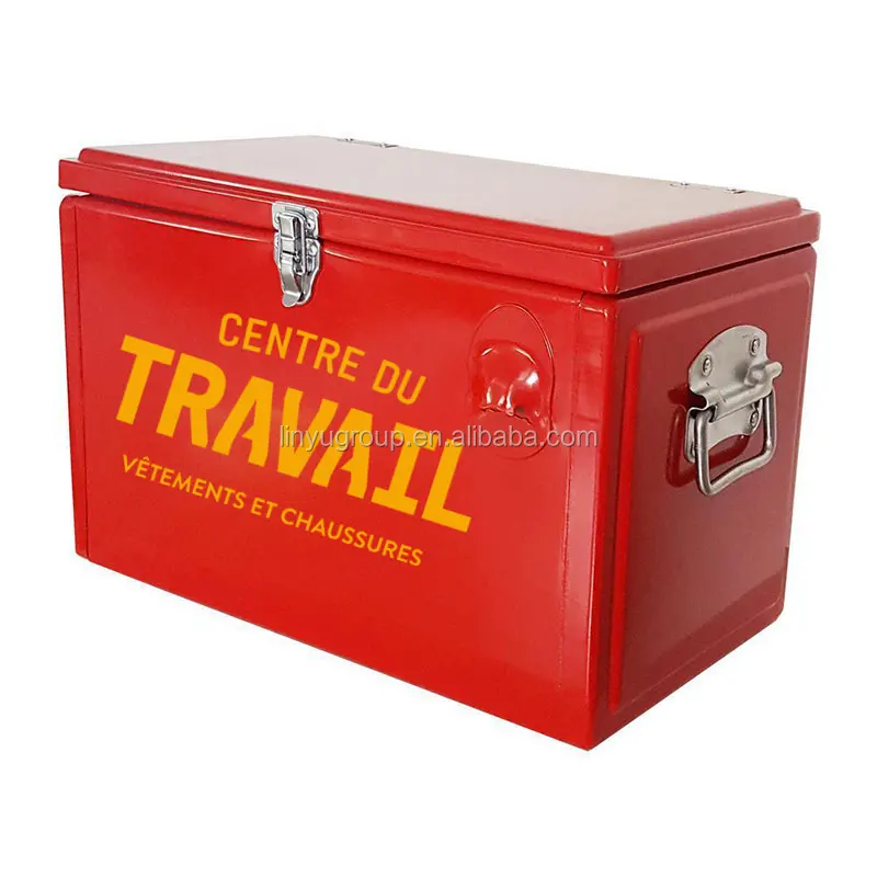 20 Liter Outdoor Vintage Portable Metal Beer Cooler Box From Wuyi - Buy ...