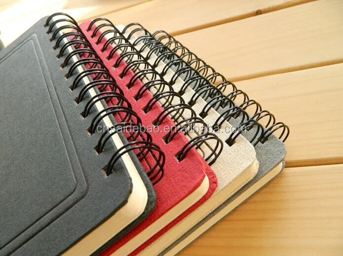 Vertical Double Loop Thick Spiral Notebook Simple Spiral Notebook For ...