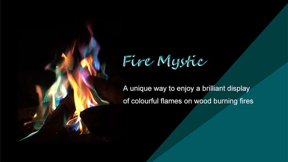 25 Packs of 25g Campfire Changing Rainbow Mystical Fire Colored Fire ...