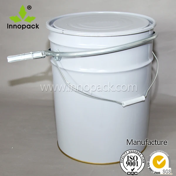 20l Metal Pail,Steel Tin Bucket With Lever Ring Lock For Print Ink ...