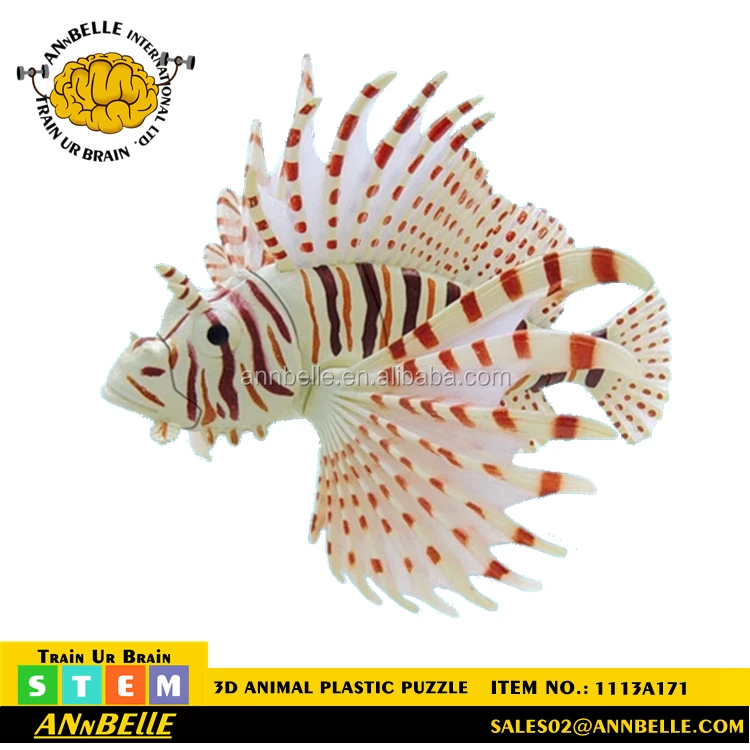 Sea Animal 3D Puzzle - Assemble Fish Model DIY Toy