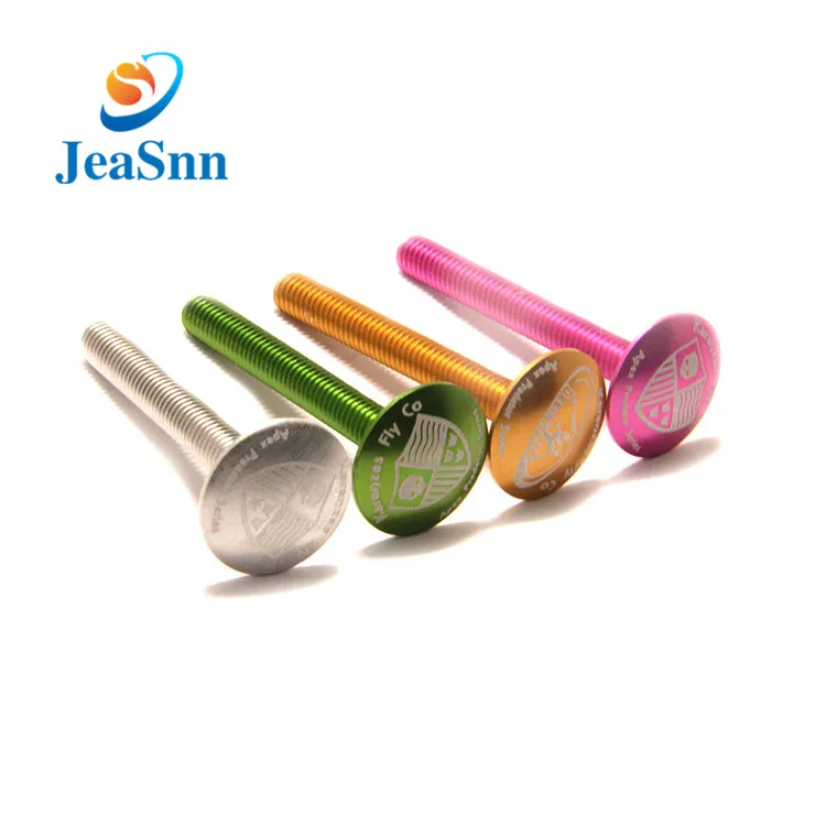 Anodized 7075 Aluminum Colored Bolt Screws Anodized Aluminum Screw For ...