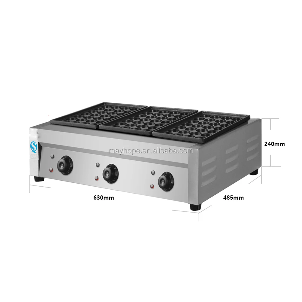 Commercial High Quality Automatic Electric Takoyaki Machine /takoyaki ...