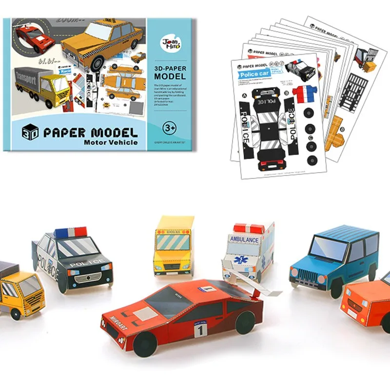 Paper Craft 3D Templates Kits - Create Models Out of Paper
