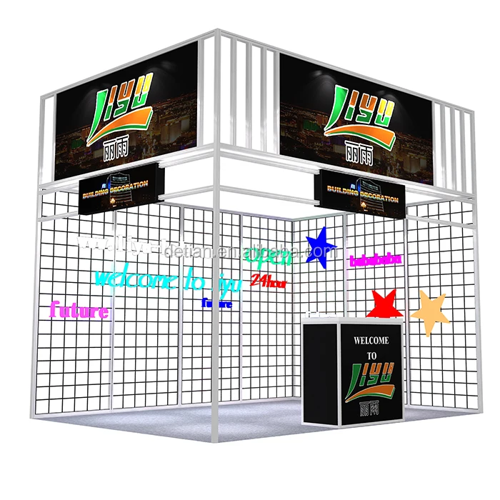 Booth Ruang Kecil 3x4 Atau 3x5 Led Sistem Expo Pameran Dagang Booth ...