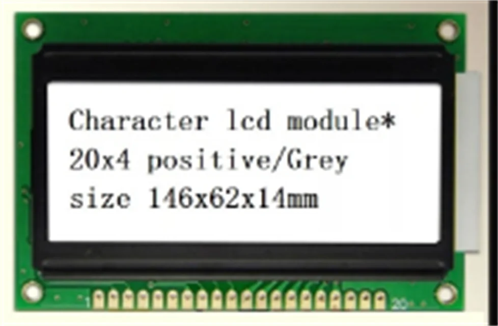 2004 Graphic Lcm 20x4 Cob Lcd Display Character Lcd Screen Module Stn Cob Yellow-green Lcd ...