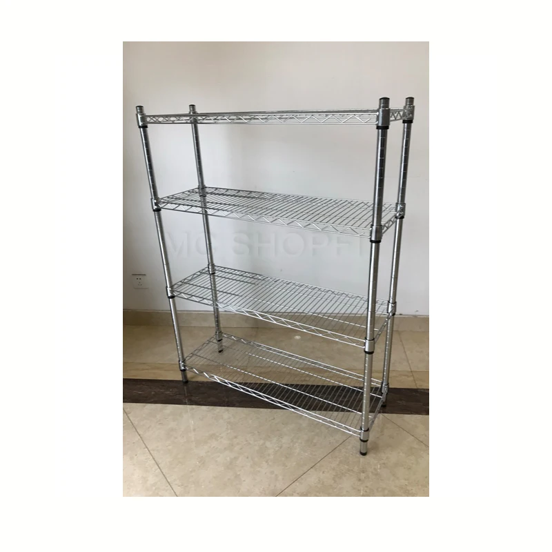 Commercial Wire Shelving And Racking Clothes Storage Chrome Metro - Buy ...