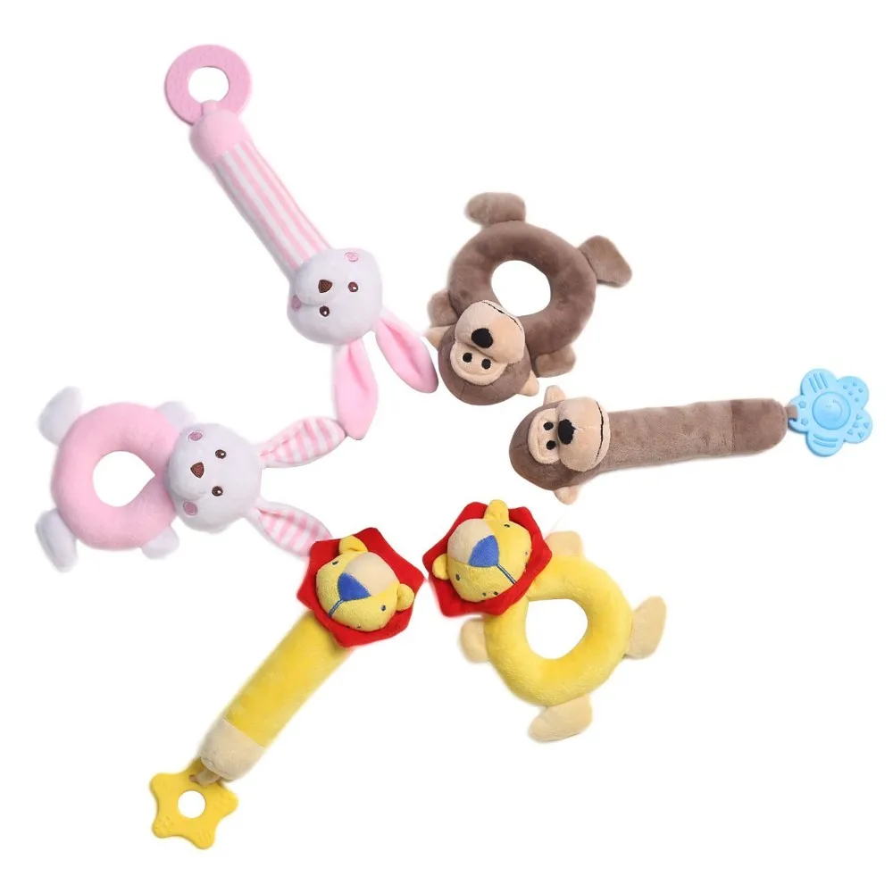 2pcs Baby Comforter Rabbit Shaped Rattle Plush Toy - Buy Baby Comforter ...