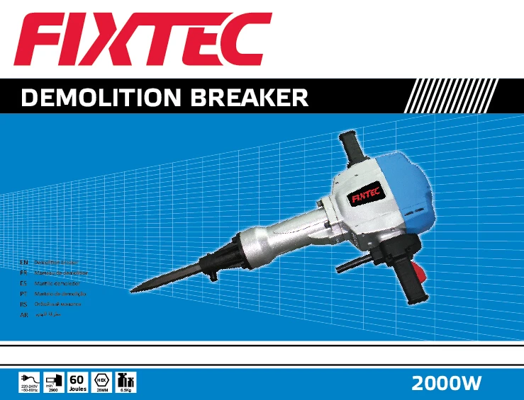 Fixtec Hand Breaker Machine 2000w Air Compressor Concrete Breaker - Buy ...