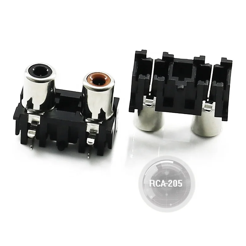 Rca-205 Series 4 Pin Audio Connector Rca Jack - Buy 4 Pin Rca Jack ...