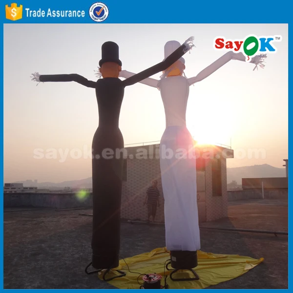 Inflatable Bride And Groom Air Dancer Sky Tube Man - Buy Bride And ...